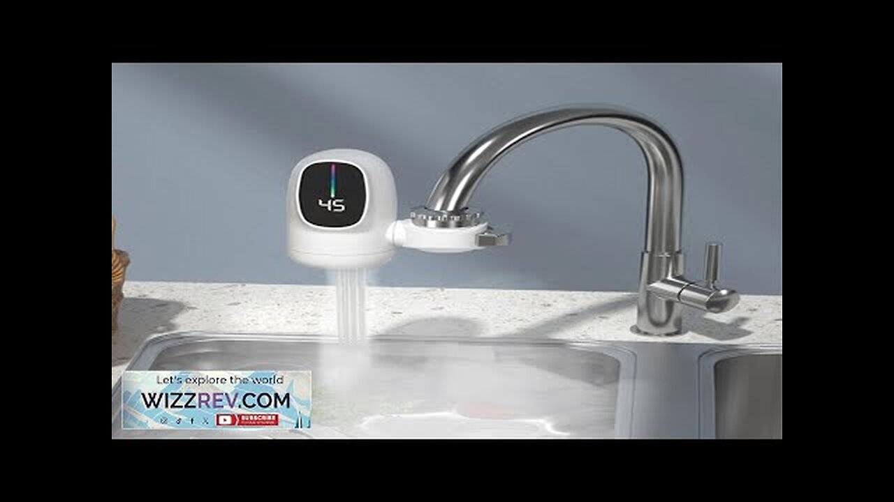Instant Hot Water Tap Digital Display Instant Electric Water Heater ...