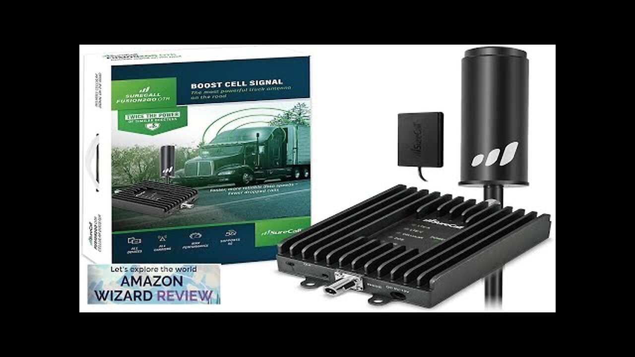 SureCall Fusion2Go OTR Cell Phone Signal Booster for Trucks Work Vans ...