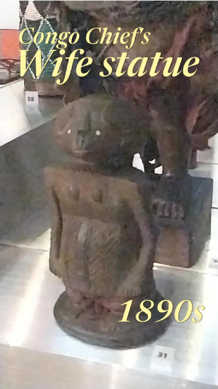 Strange Congo Chiefs Wife Statue from 1890s HancockMuseum 🏴󠁧󠁢󠁥󠁮󠁧󠁿