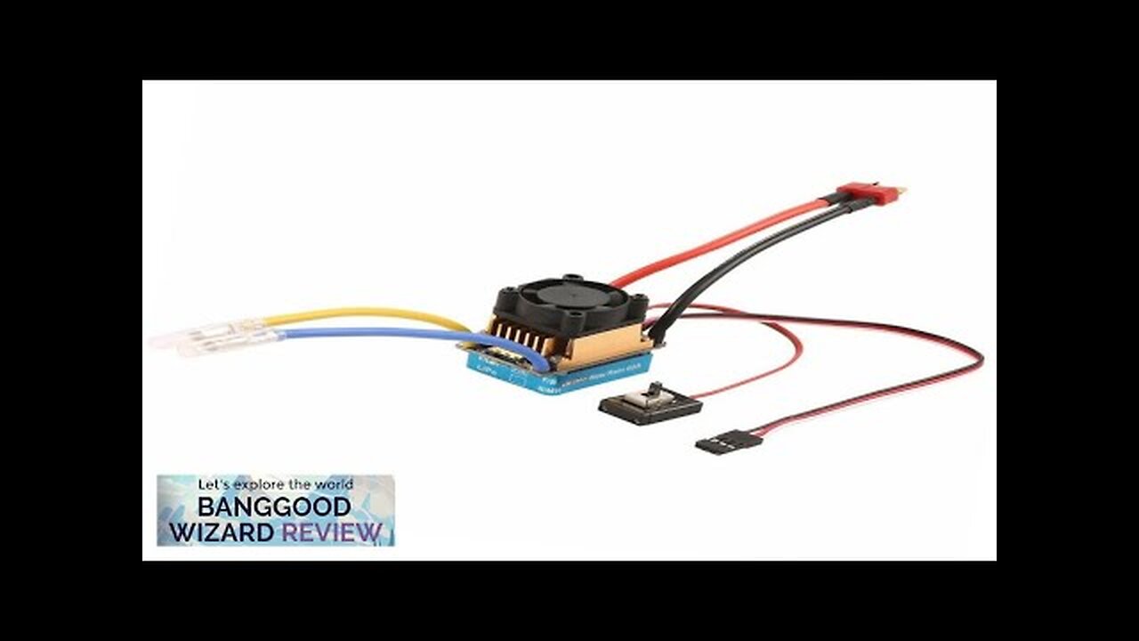 Waterproof Brushed ESC 60A 3S with Fan 5V 3A BEC T-Plug Review