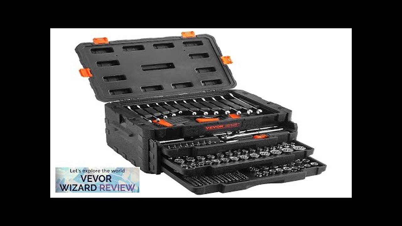 VEVOR Mechanics Tool Set and Socket Set 1/4" 3/8" 1/2" Drive Deep Review