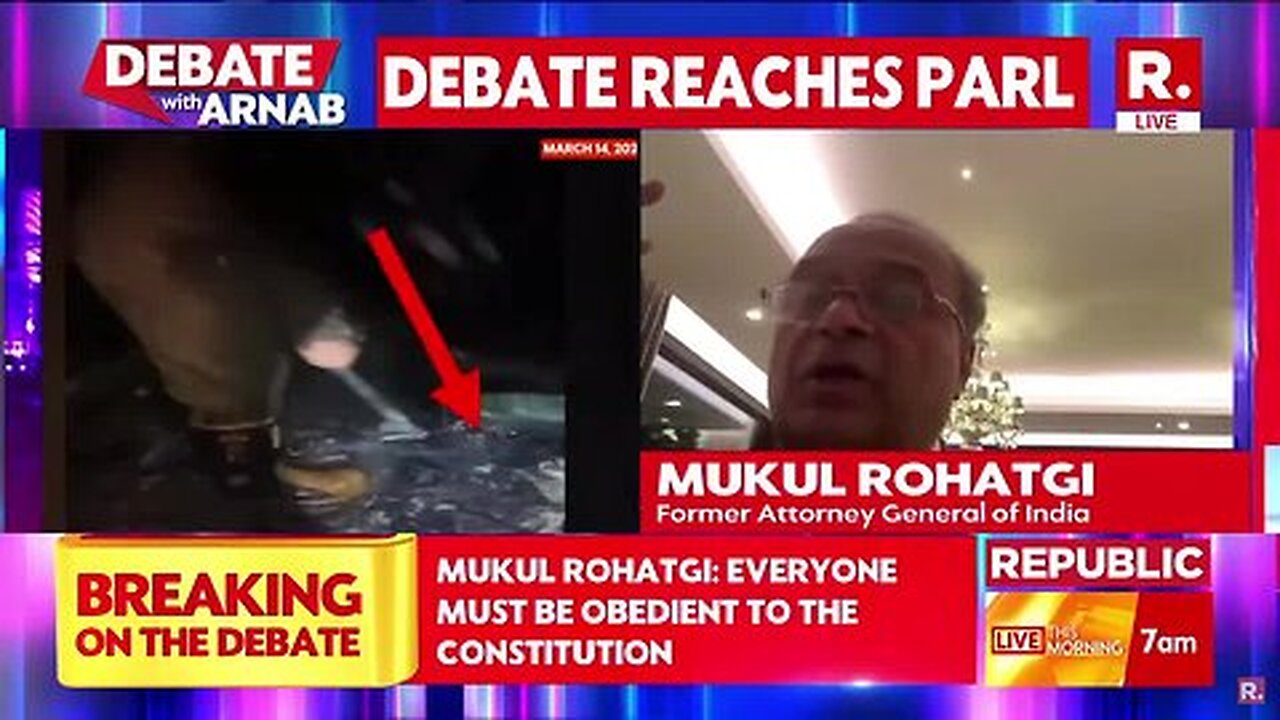 Mukul Rohatgi On The Delhi Judge Cash Scam And What Action Can Be Taken
