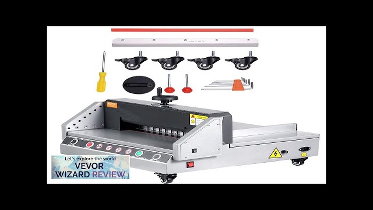 VEVOR Electric Paper Cutter 0-330 Cutting Width Electric Paper Trimmer ...