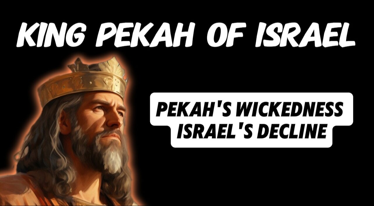 Pekah King of Israel 2 Kings 15:27-31: His Wickedness and Downfall!