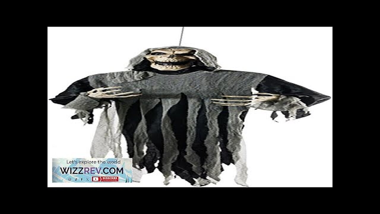 Hanging Ghost Outdoor Halloween Decorations Horror Decorations with LED ...