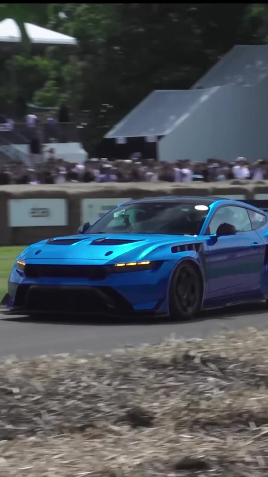 GoodWood Ford Mustang GTD IMSA 2024 on track,on Hill, Pure Sound,V8 ...
