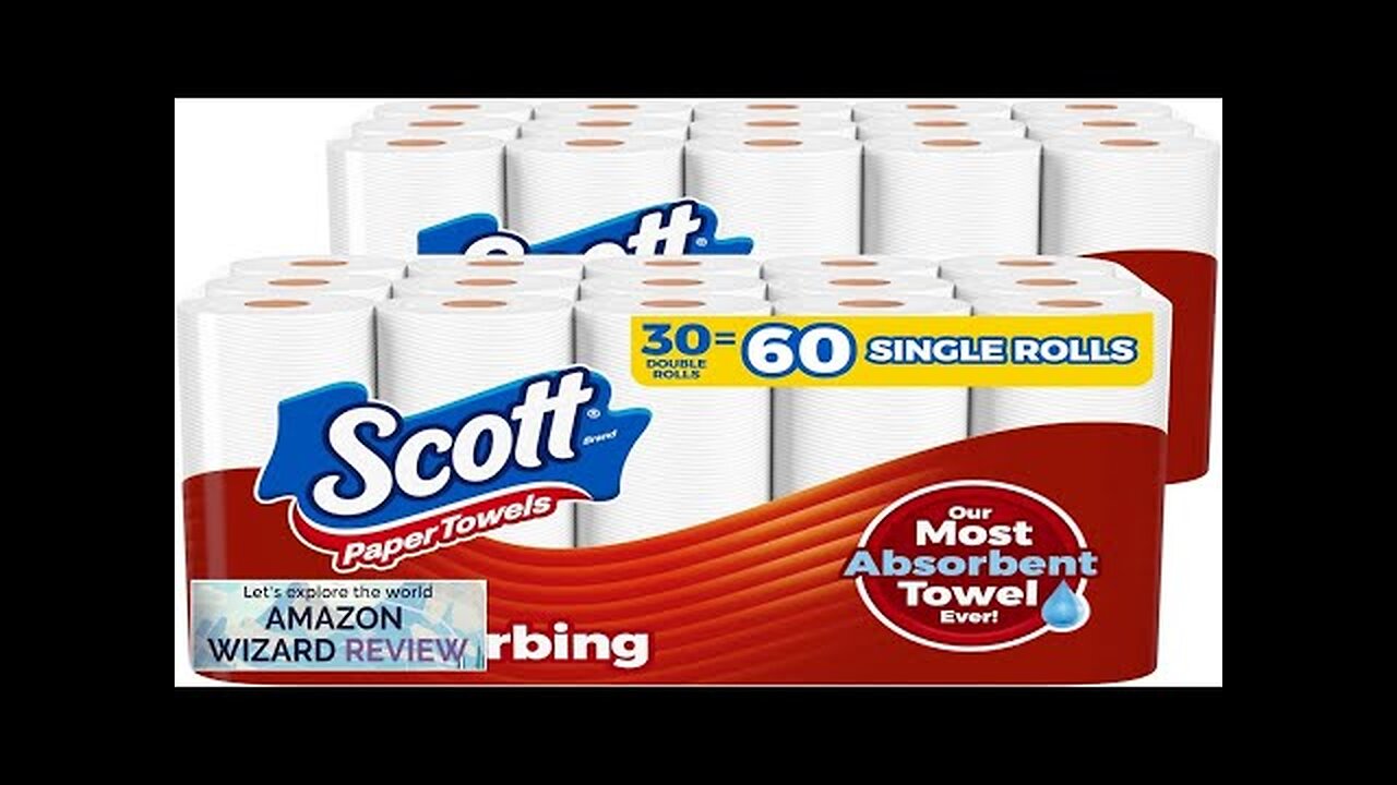 Scott Paper Towels Choose-A-Sheet 30 Double Rolls (2 Packs of 15) = Review