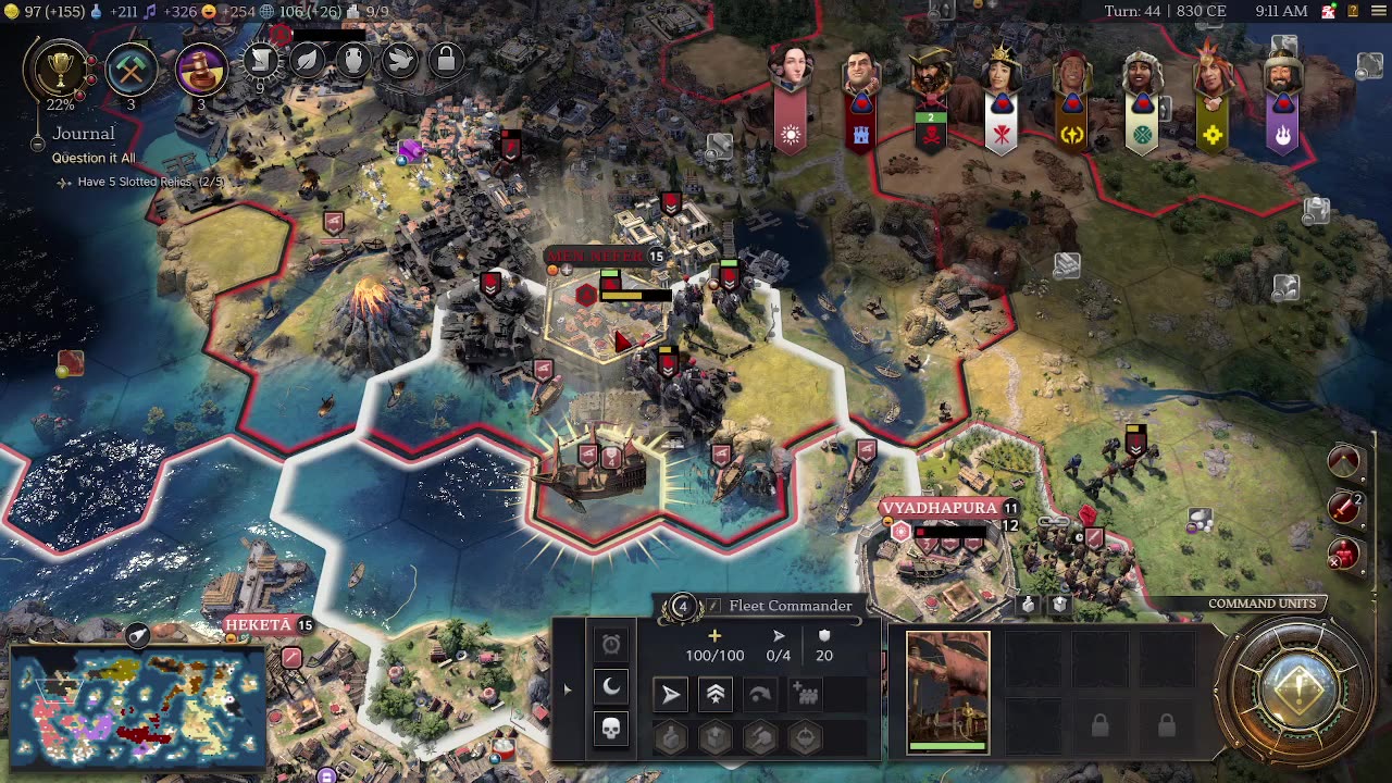 New Map, Ada Lovelace, Immortal - Sid Meier's Civilization 7