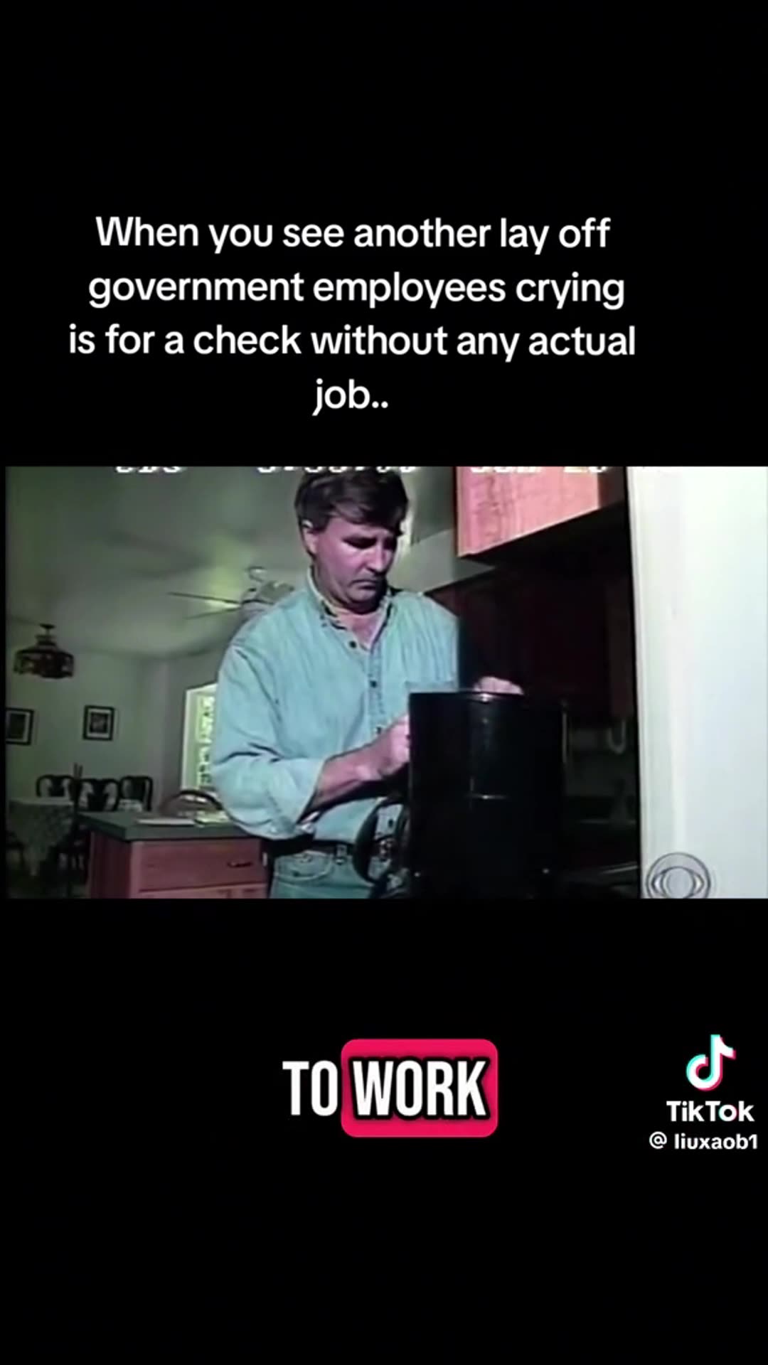 guy is a government employee that doesn't do any work