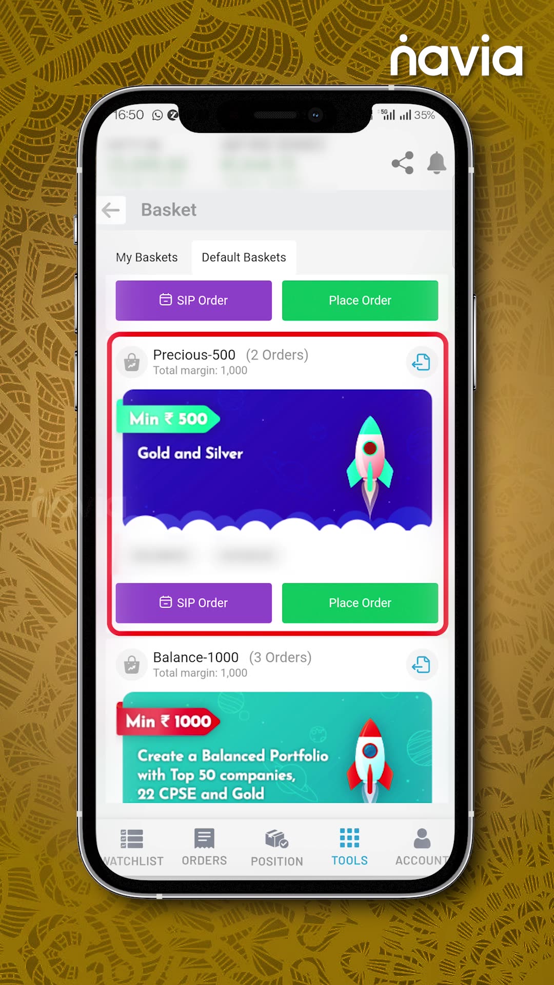 How to Start SIP in Navia App | Step by Step Guide to SIP Baskets