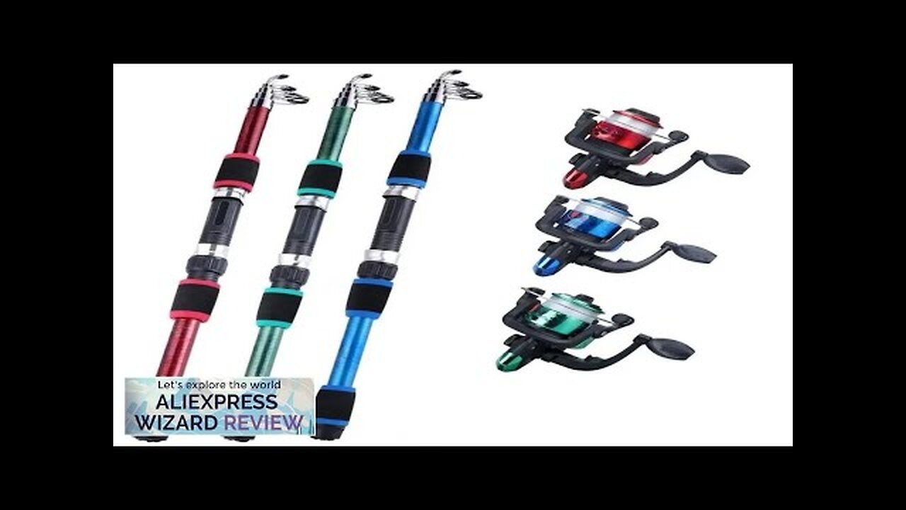 Fishing Pole Set Full Kits With Telescopic Fishing Rod And Spinning ...