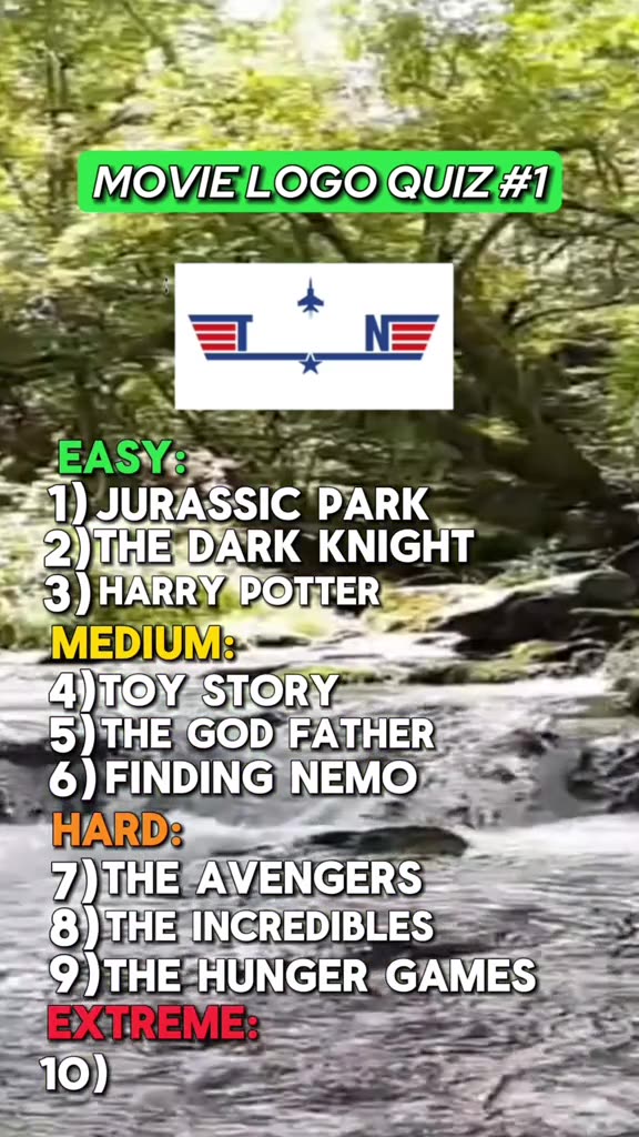Guess these movies from their logos😜🤔