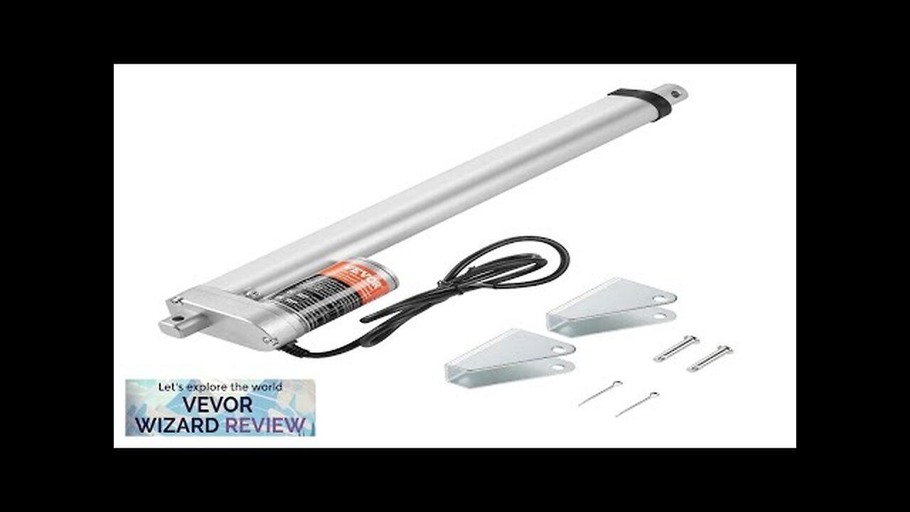VEVOR Linear Actuator 12V 12 Inch High Load 330lbs/1500N Linear ...