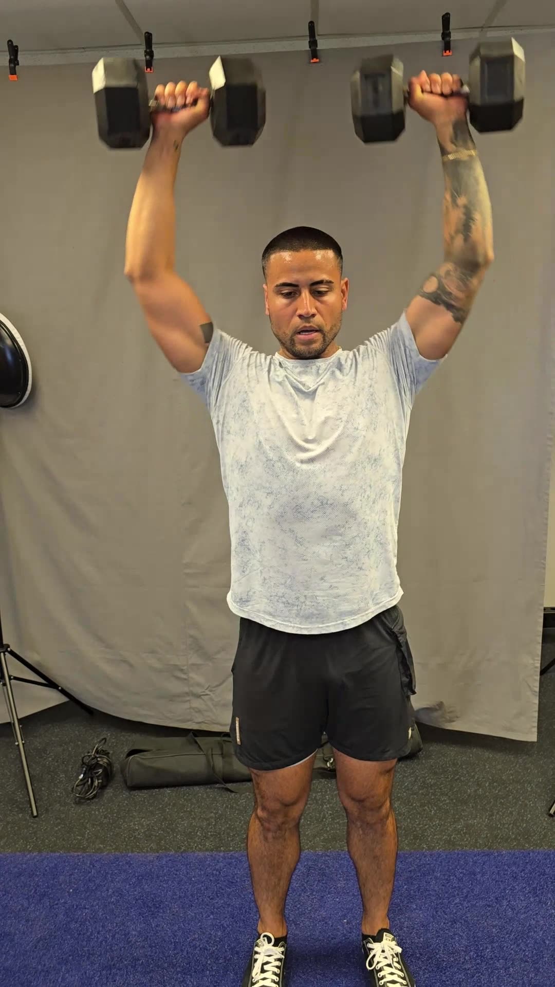 Standing Shoulder Press