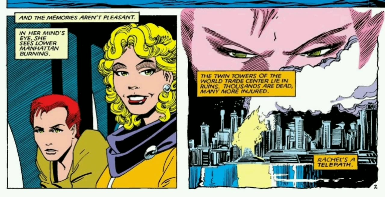 Jew job 9/11 was announced in Uncanny X-Men #189 in 1985! #Jews #Israel ...