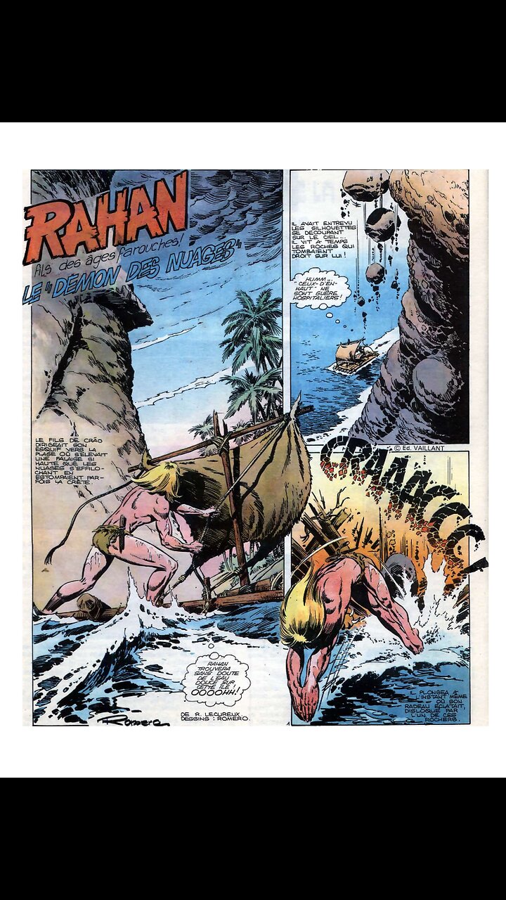 Rahan. Episode 143. By Roger Lecureux. The “Demon of the Clouds.” A Puke(TM) Comic.