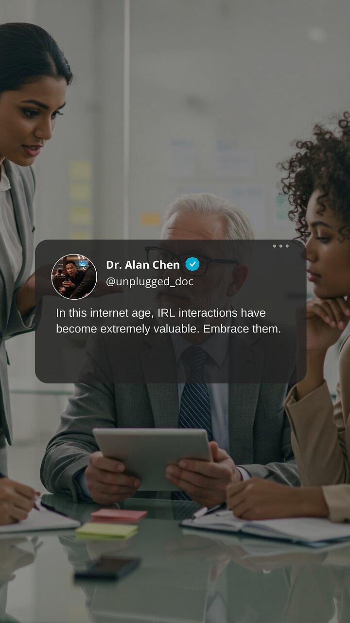 In this internet age, IRL interactions have become extremely valuable ...