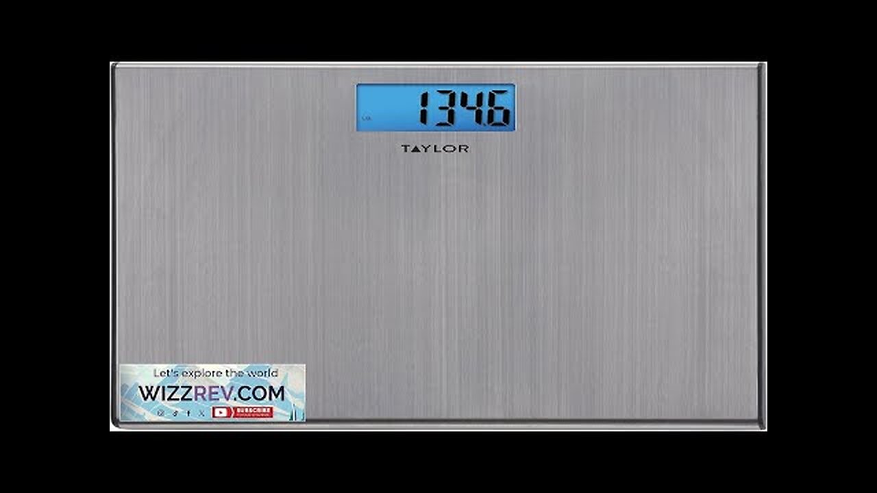 Taylor Digital Scales for Body Weight Extra-High 440 lb Capacity Thin ...