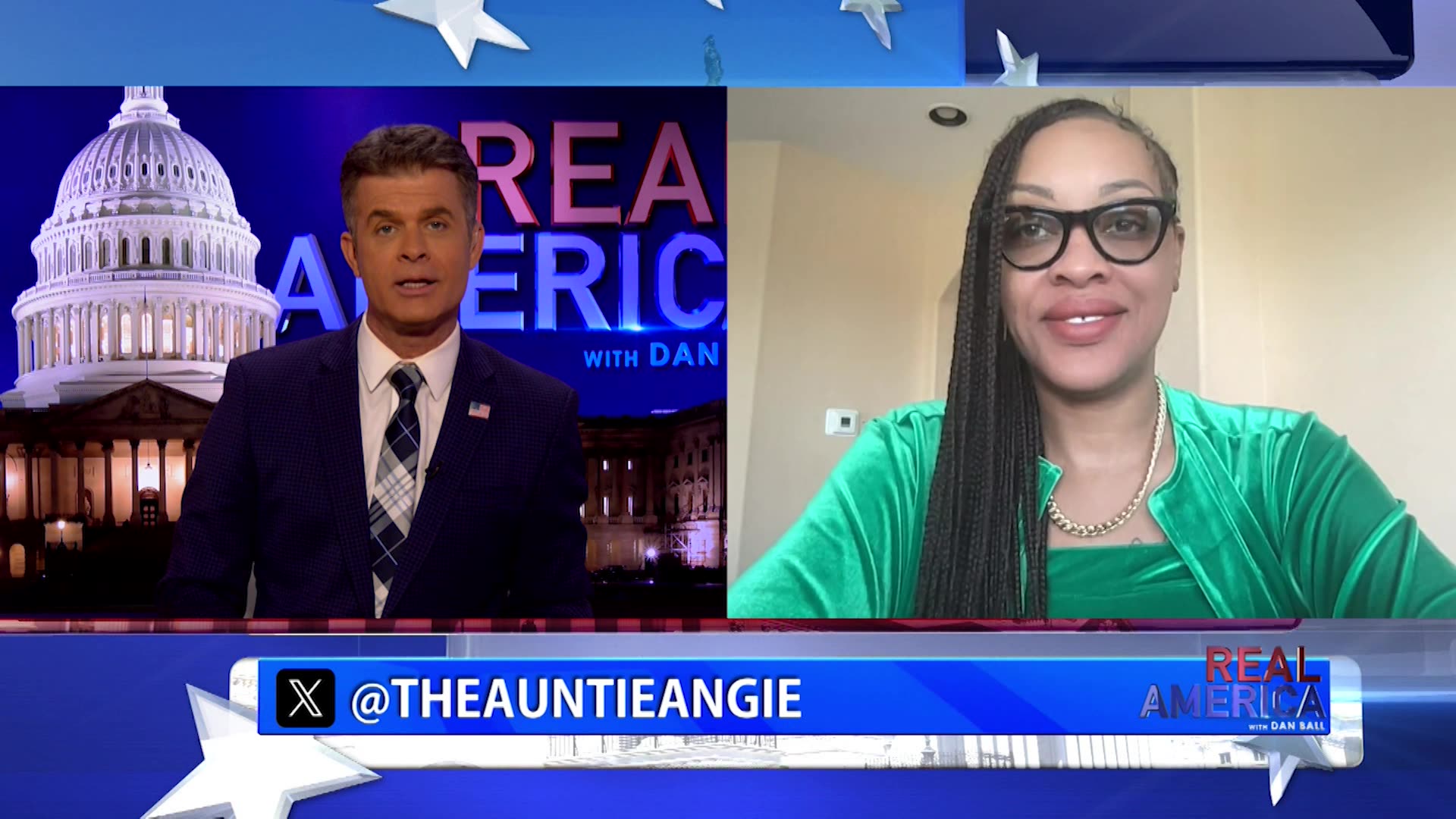 REAL AMERICA -- Dan Ball W/ Angela Stanton-King, RFK Jr. Sworn In As ...