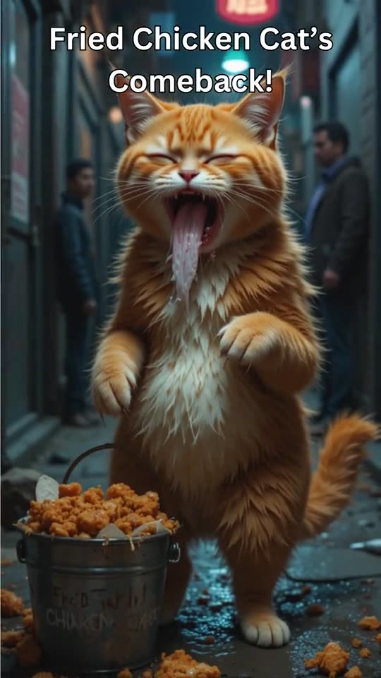 From Junk Food to Joy | Fried Chicken Cat’s Comeback!