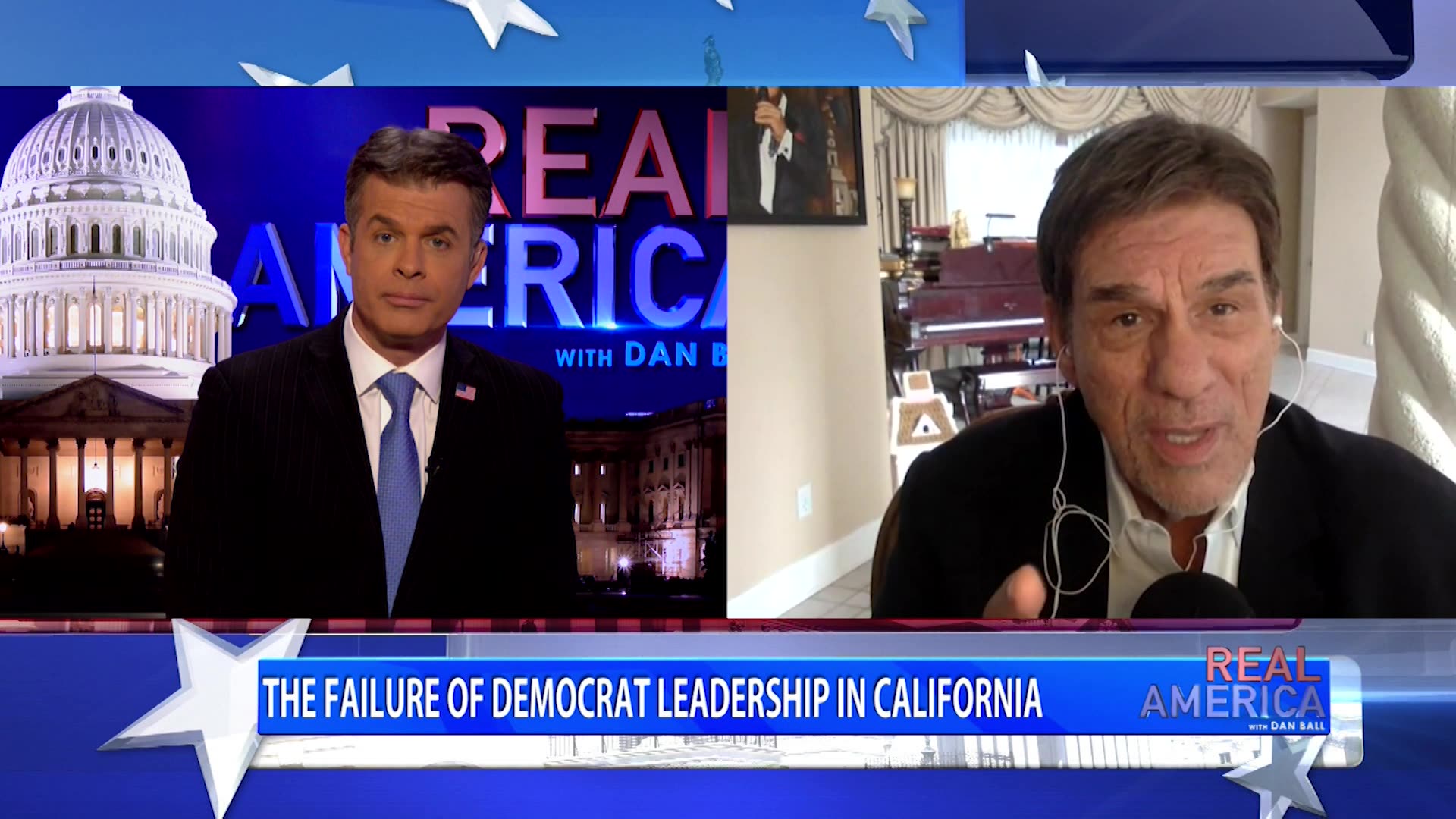 REAL AMERICA -- Dan Ball W/ Robert Davi, Celebrities React To Poor ...