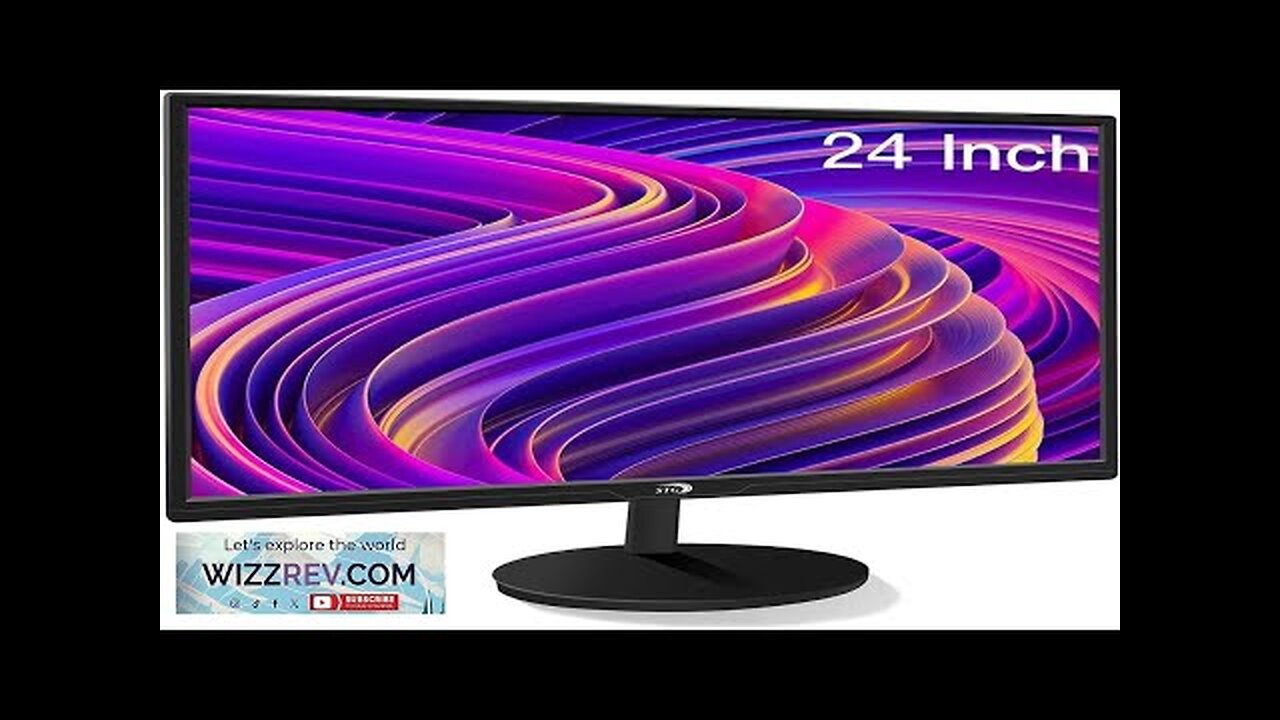 STGAubron 24 Inch Gaming Computer Monitor FHD 1920 x 1080P Office PC Review