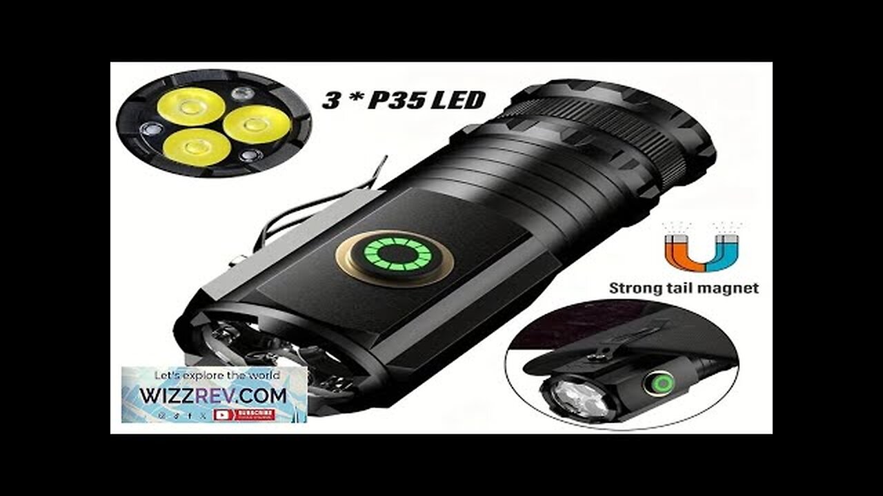 High Power Led Flashlights MINI Torch With 3 LED and Powerful Magnet Review