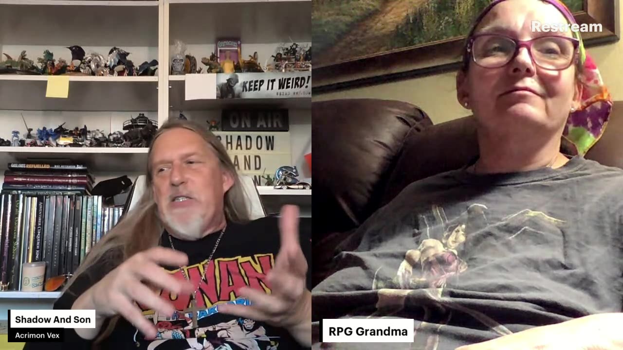 Painting and chilling with RPG GRANDMA