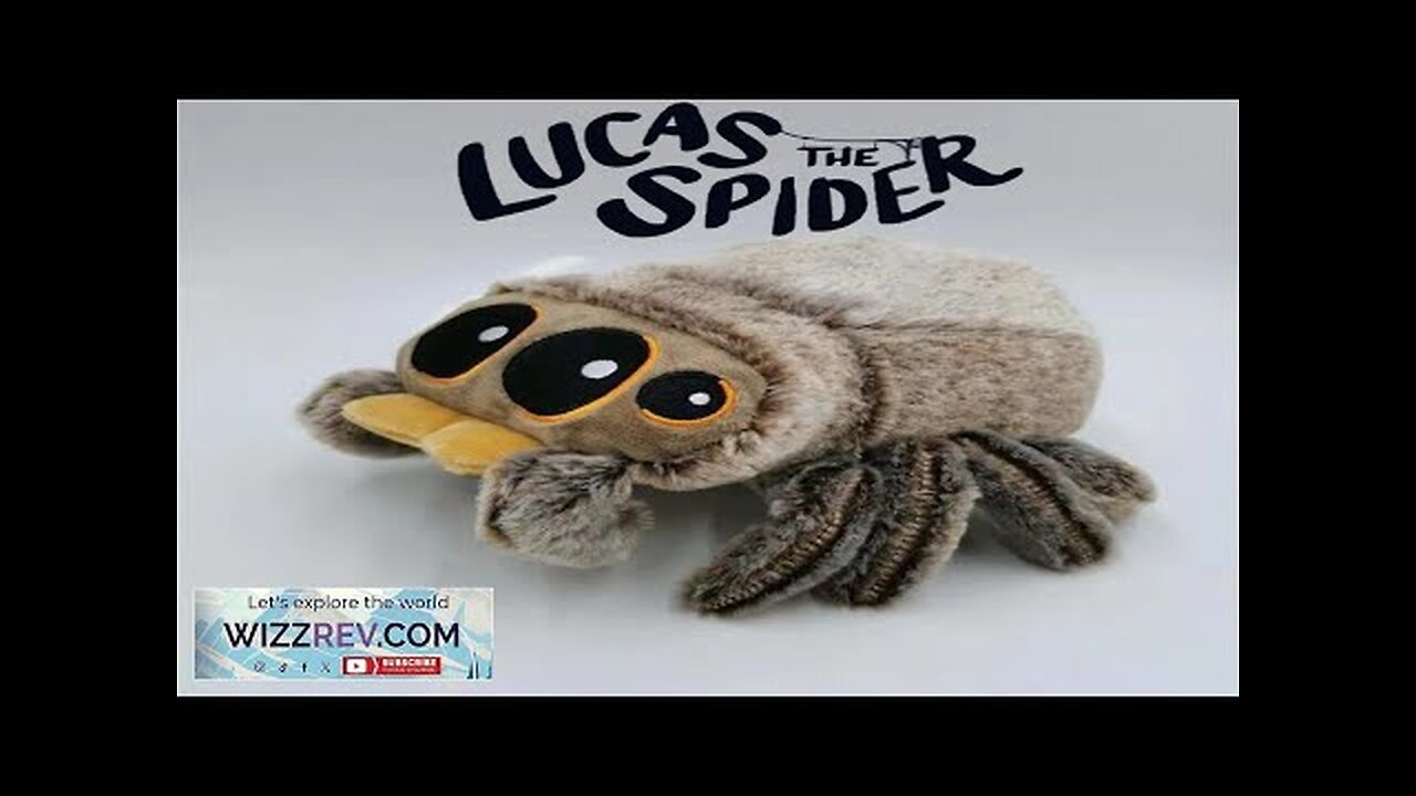 Stuffed Soft Animals Plushies Spider Toy Black Little Lucas Simulated ...