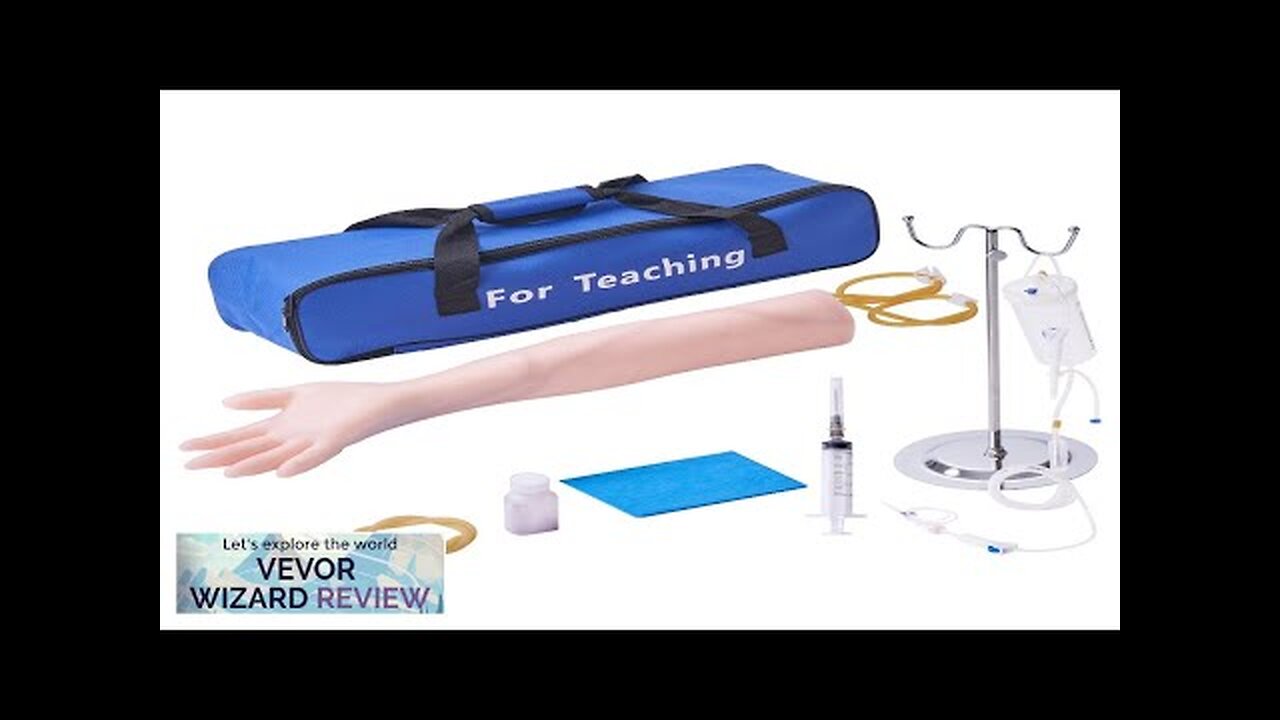 VEVOR Phlebotomy Practice Kit IV Venipuncture Intravenous Training Kit ...