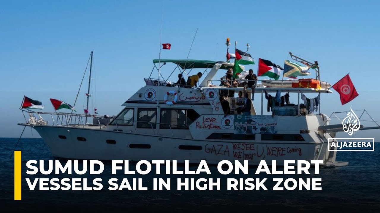 Sumud Flotilla determined as it nears Gaza, amid Israeli threats