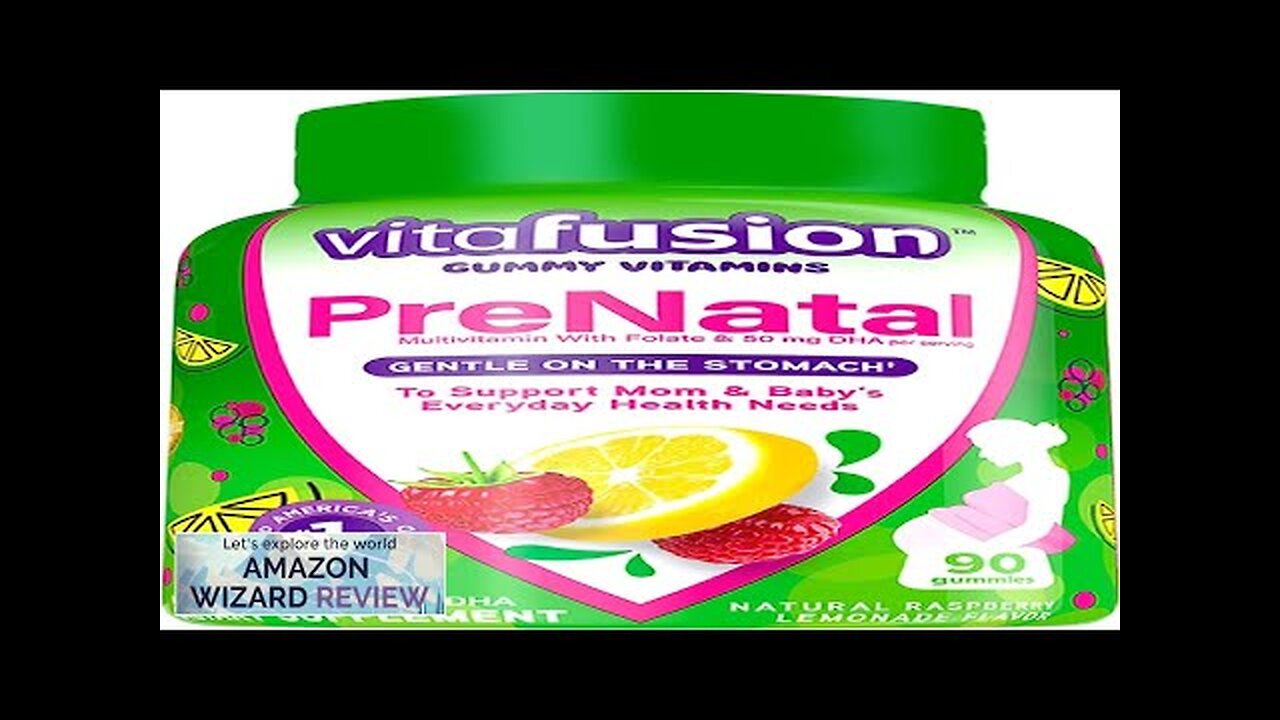 vitafusion PreNatal Gummy Vitamins Raspberry Lemonade Flavored ...