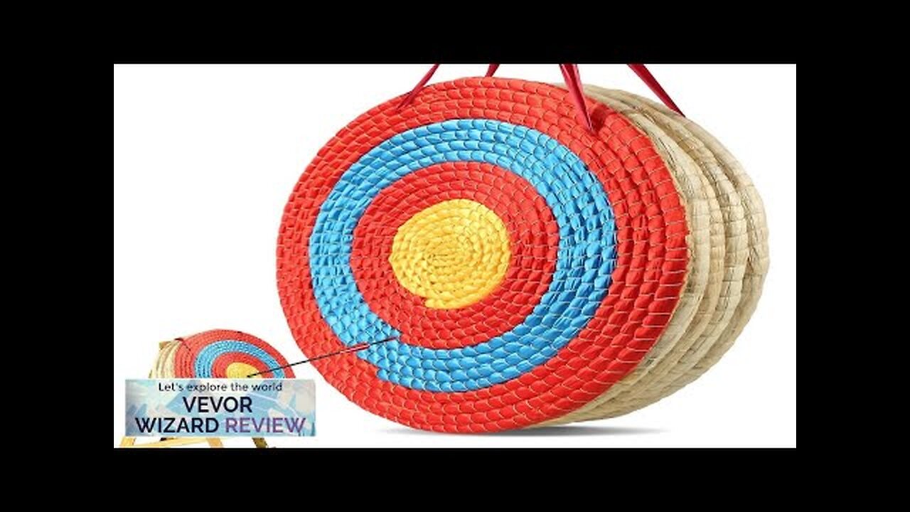 VEVOR Archery Target 5 Layers 20" Arrow Target Traditional Solid Straw ...