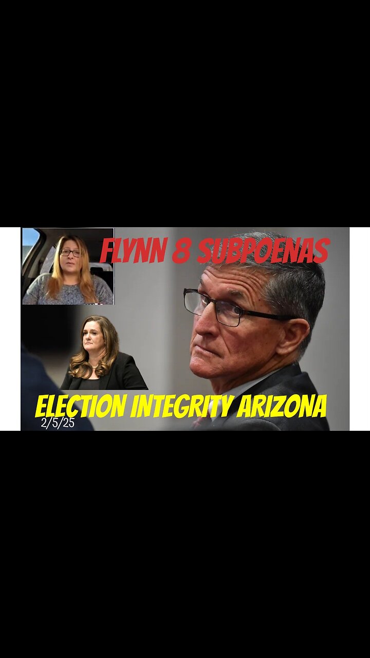 FLYNN 8 SUBPOENAS - ELECTION INTEGRITY ARIZONA