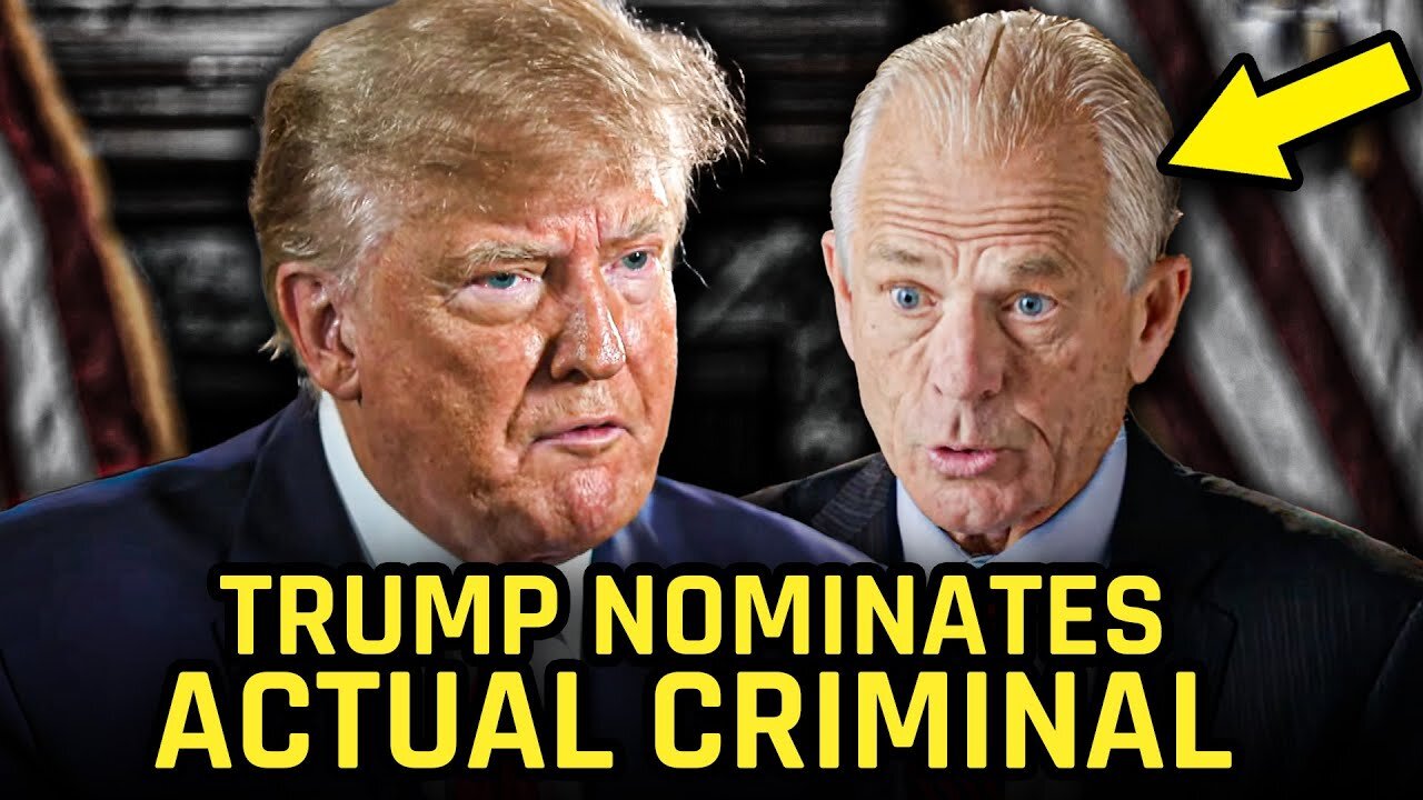 Trump Picks An Actual Criminal To Be His Trade Advisor