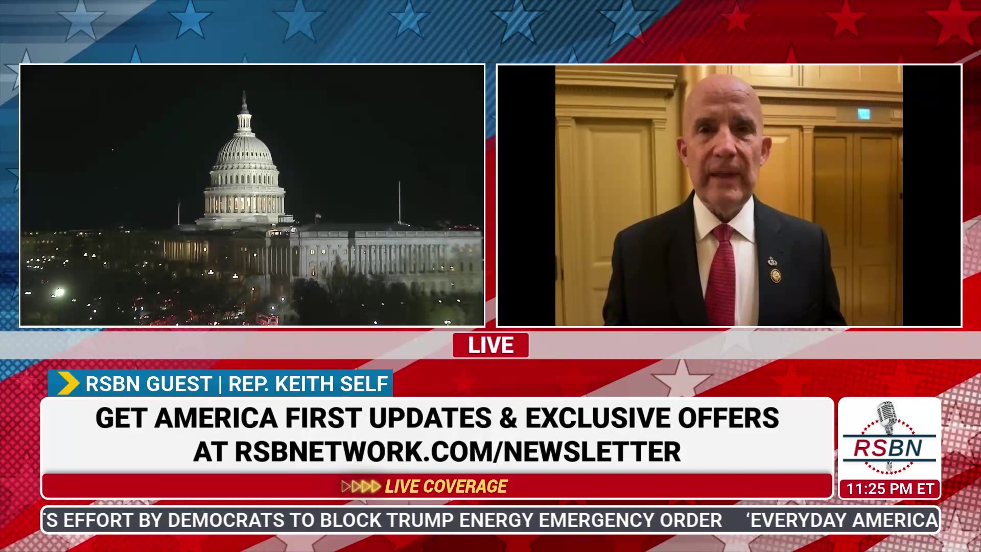 WATCH: RSBN Interviews Congressman Keith Self after President Trump's ...
