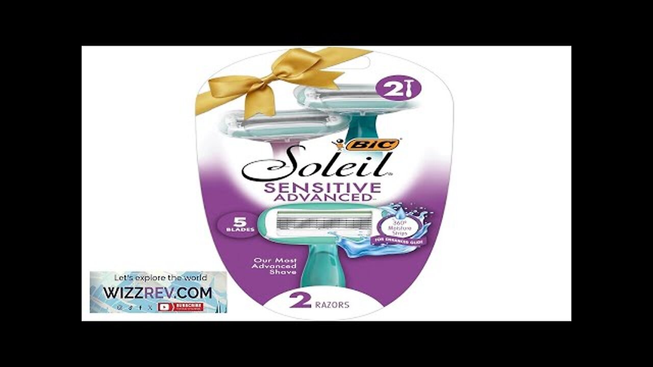 BIC Soleil Sensitive Advanced Women's Disposable Razors With 360 Degree ...