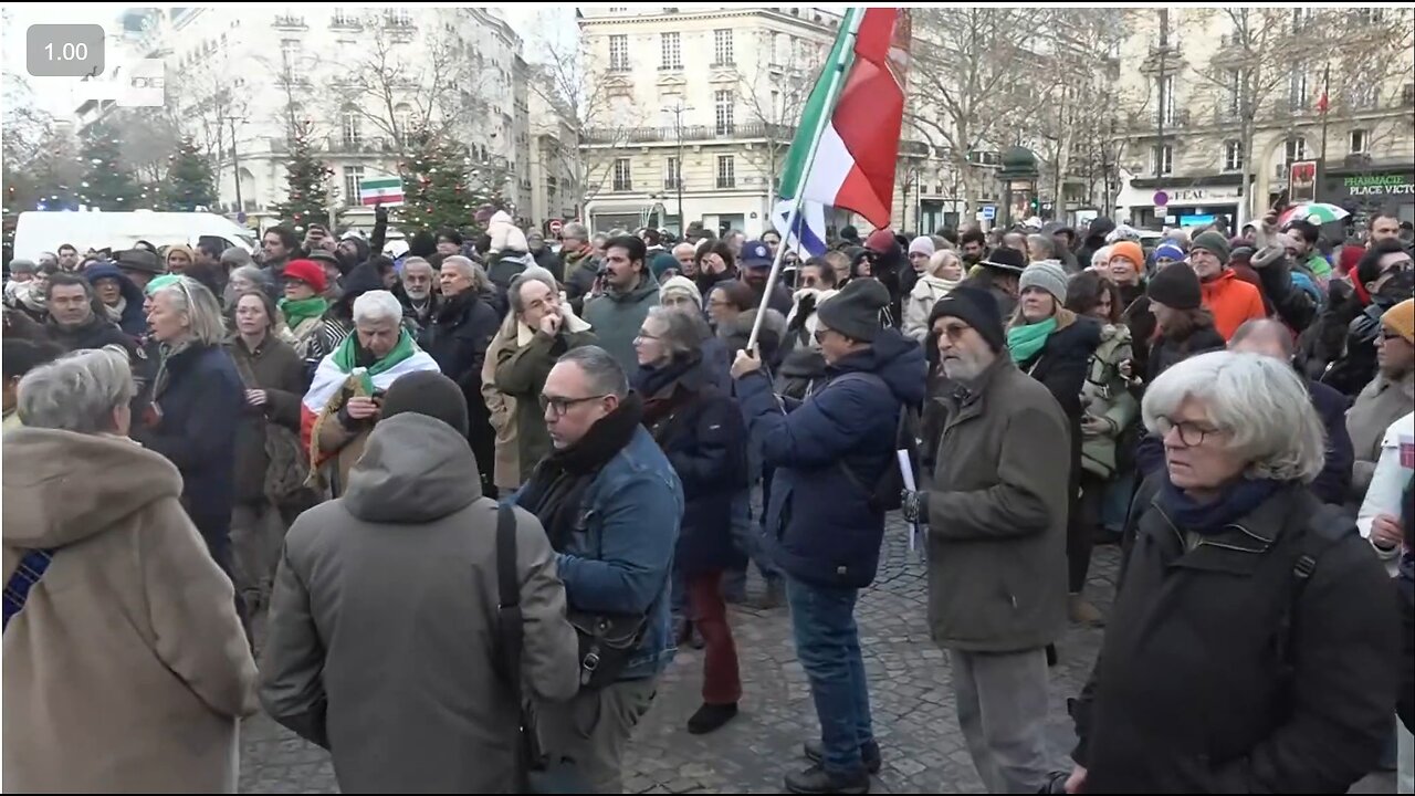 LIVE aus Paris: Solidaritätsdemo mit Iran-Protesten - Rumble