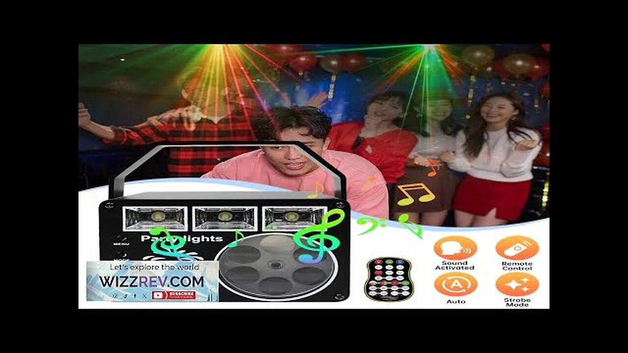 Home Party Light Projector Christmas Party Light Remote Control ...