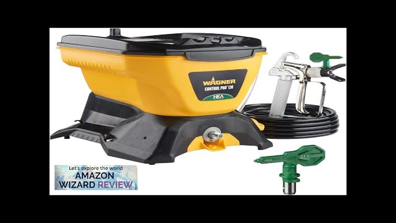 Wagner Spraytech 2467899 Control Pro 130 Power Tank Paint Sprayer Two ...