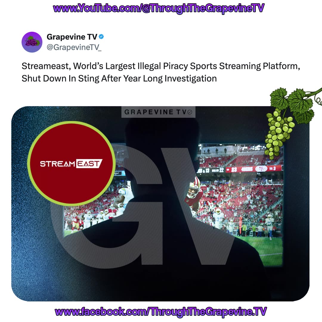 Streameast, World's Largest Sports Piracy Site, Shut Down After Year ...