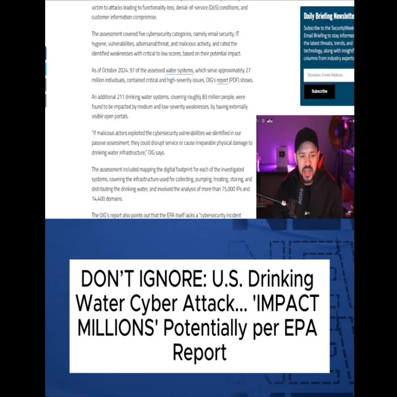 Drinking Water Attack