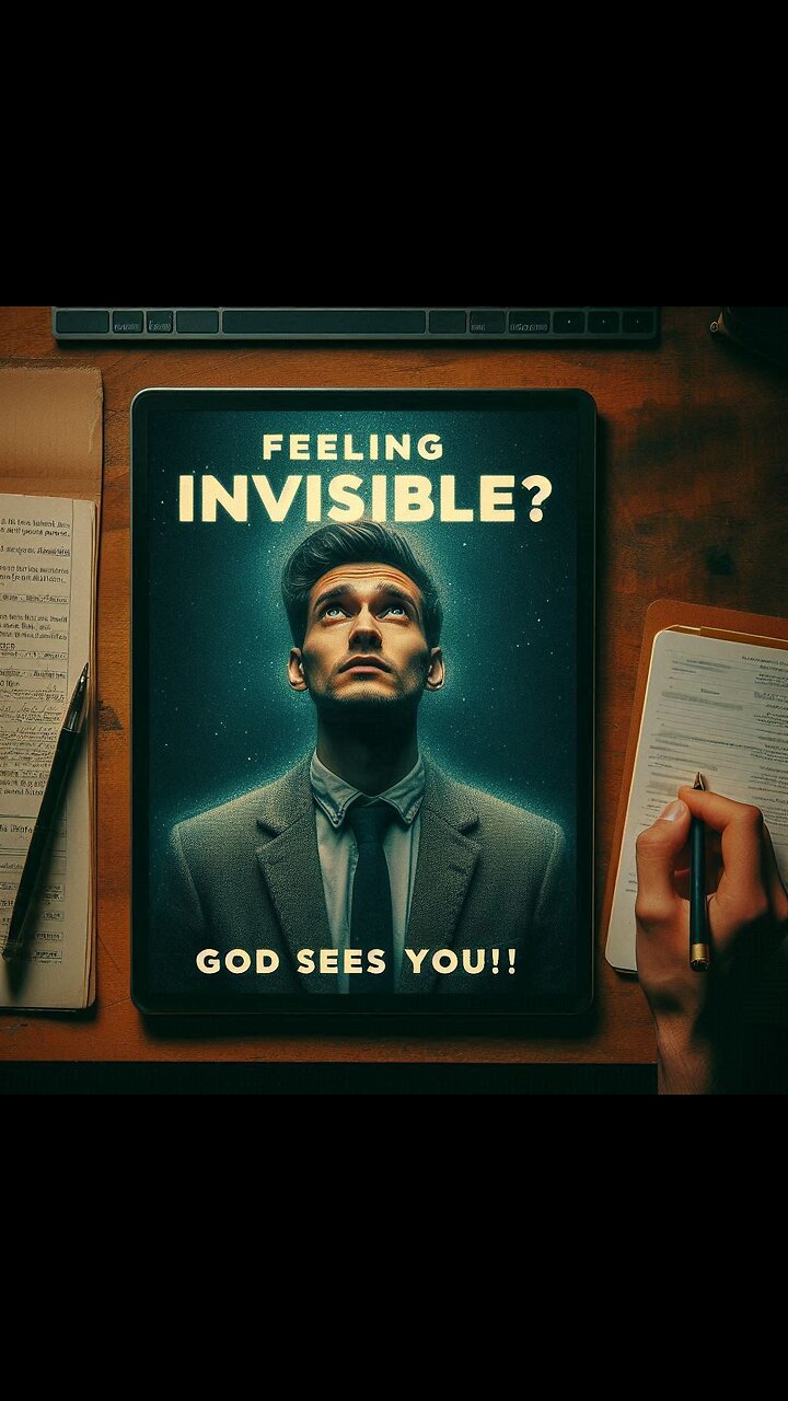Feeling Invisible? God Sees You! | Inspiring Bible Verse #Shorts