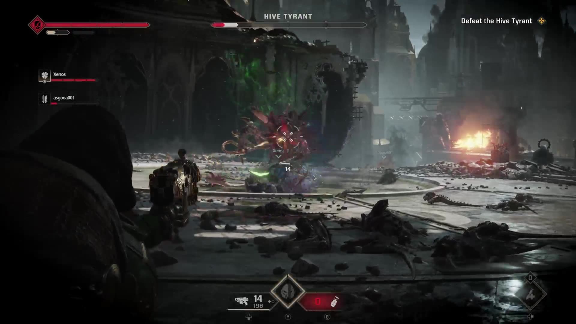 Space Marine 2 - Salamander Sniper Reinforces His Battle Brothers ...
