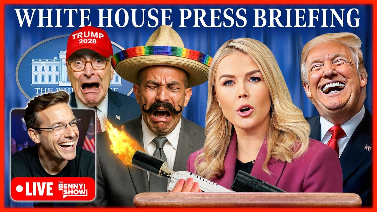 🚨White House Press Briefing LIVE Right Now with Karoline Leavitt, Dems ...