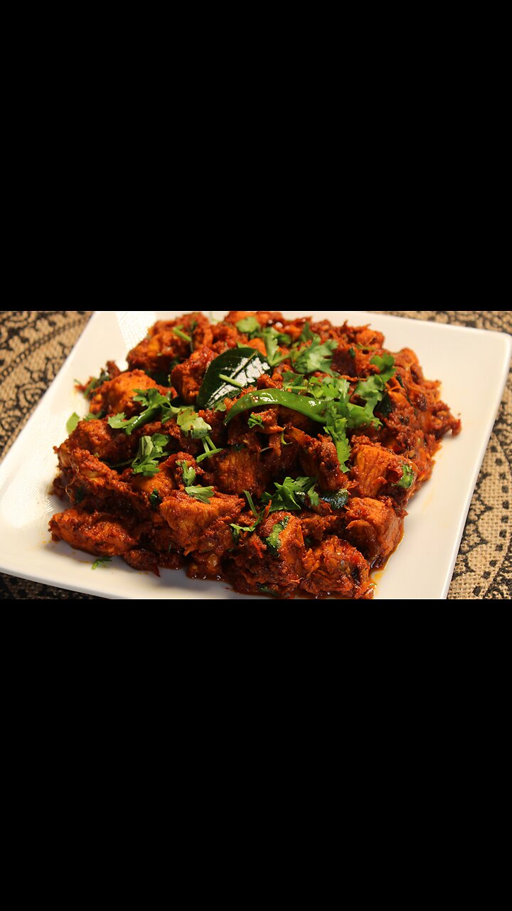 Spicy & Savory Chicken Dry Roast Recipe