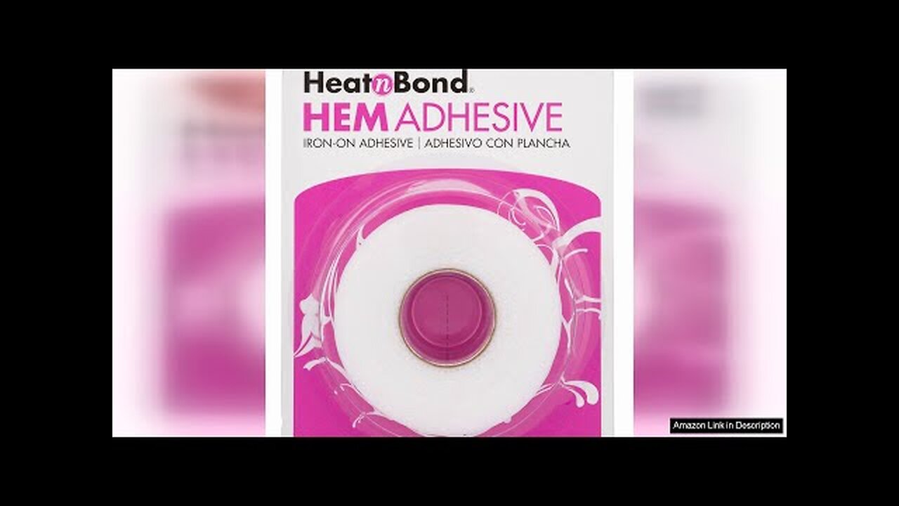 HeatnBond Hem Iron-On Adhesive, Super Weight, 3/4 Inch x 8 Yards, White ...