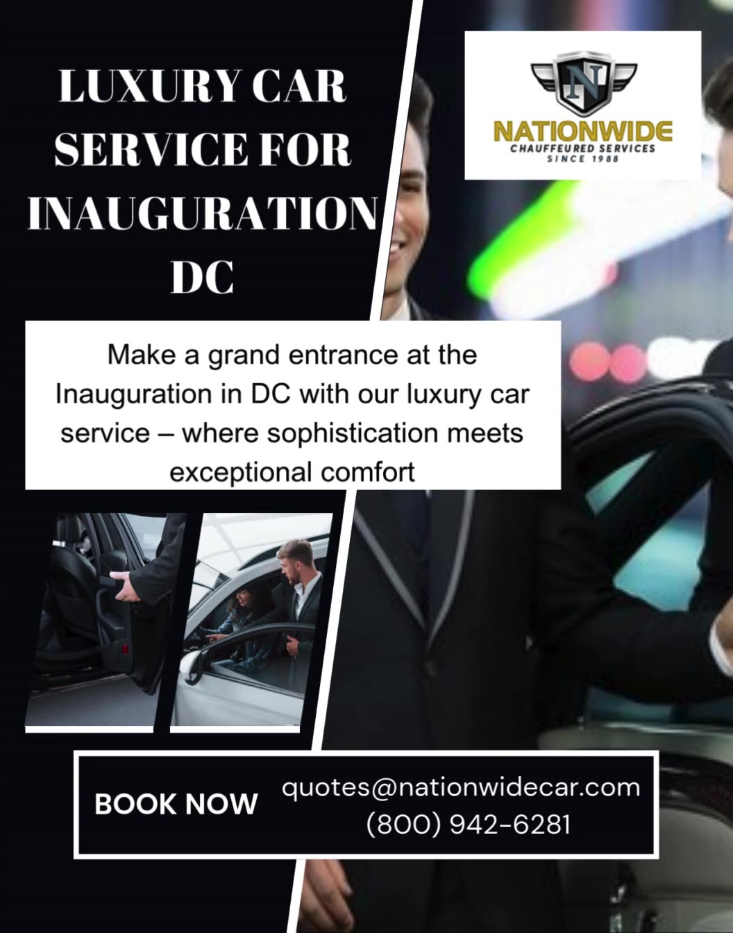 Luxury Car Service for Inauguration DC – Celebrate in Style