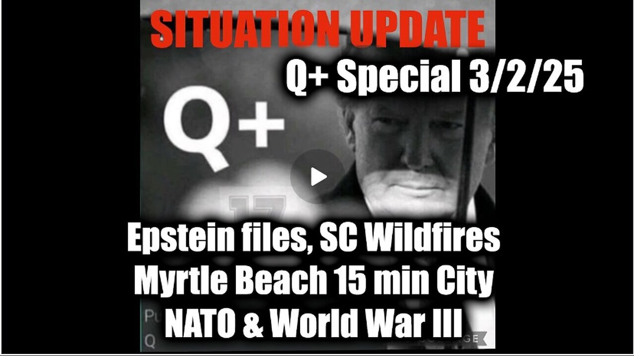 Situation Update 3/2/25 - Epstein Files, SC wildfires, Myrtle Beach 15 ...