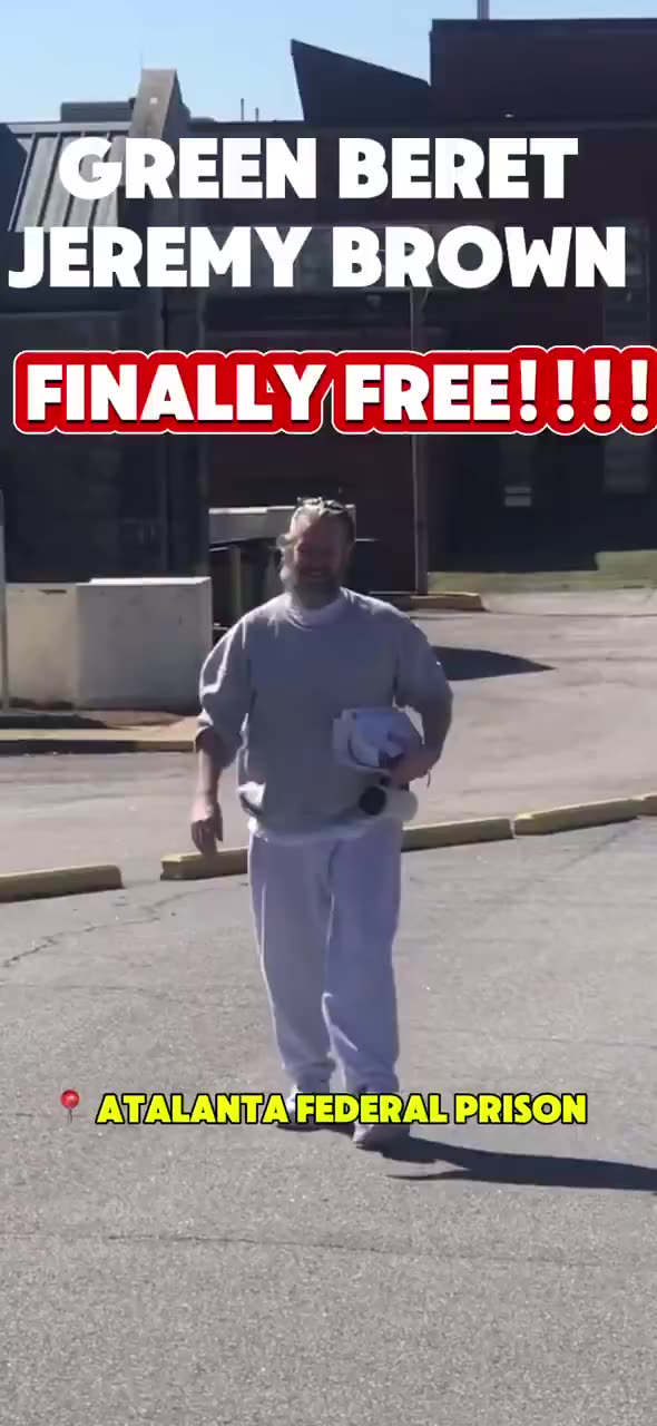 J6 Political Prisoner JEREMY BROWN is Finally Free!!!